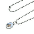 Mountain Lion Cougar Puma Panther Snow Antiqued Oval Charm Pendant with ...