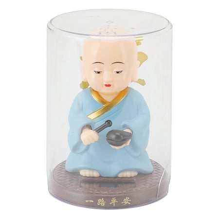 Monk Car Interior Display Decoration Little Monk Figurine Solar Monk ...