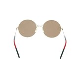 Gucci GG0395S 002 Gold Round Sunglasses - Walmart.com