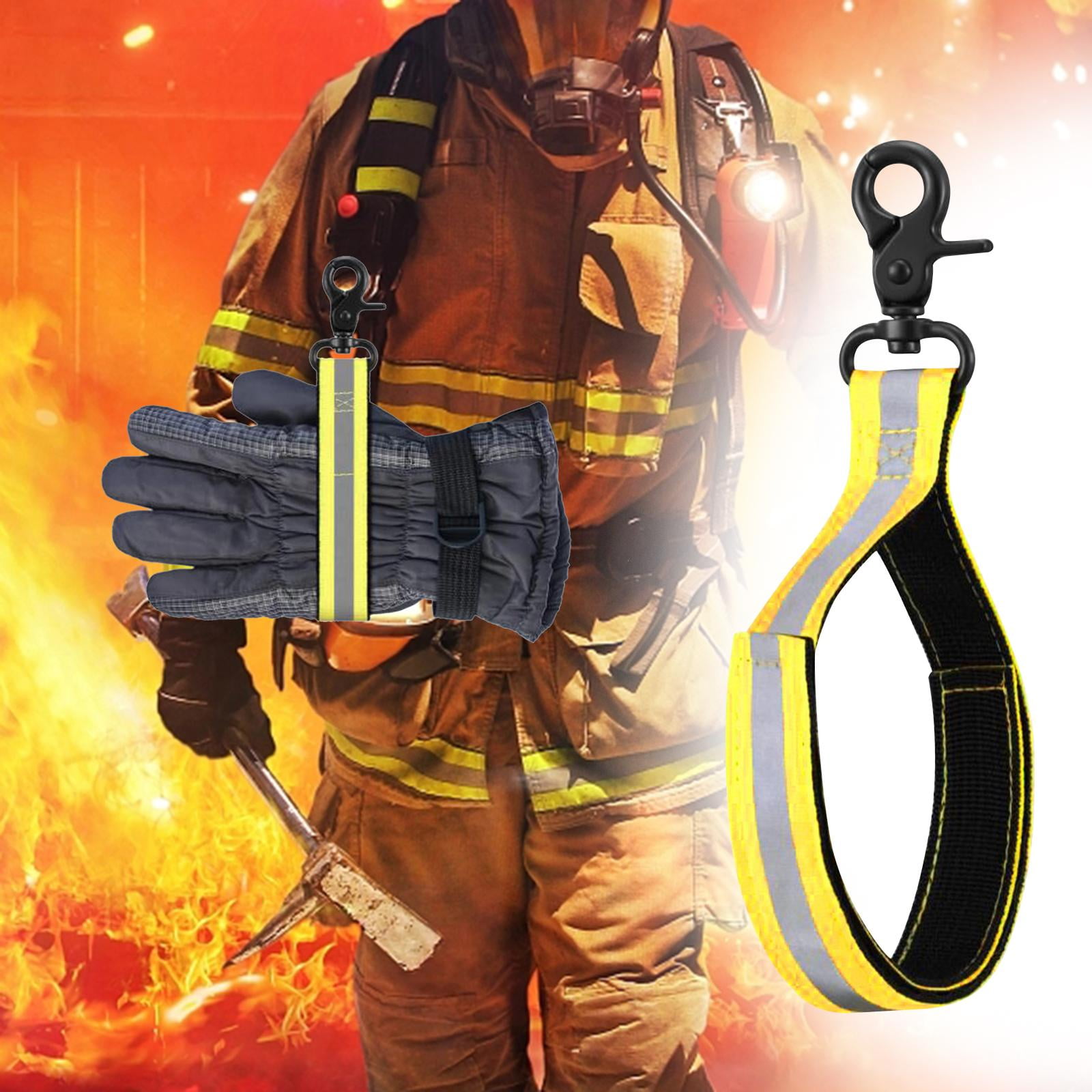 Firefighter Glove Strap Firefighter Turnout Gear Reflective Tool ...