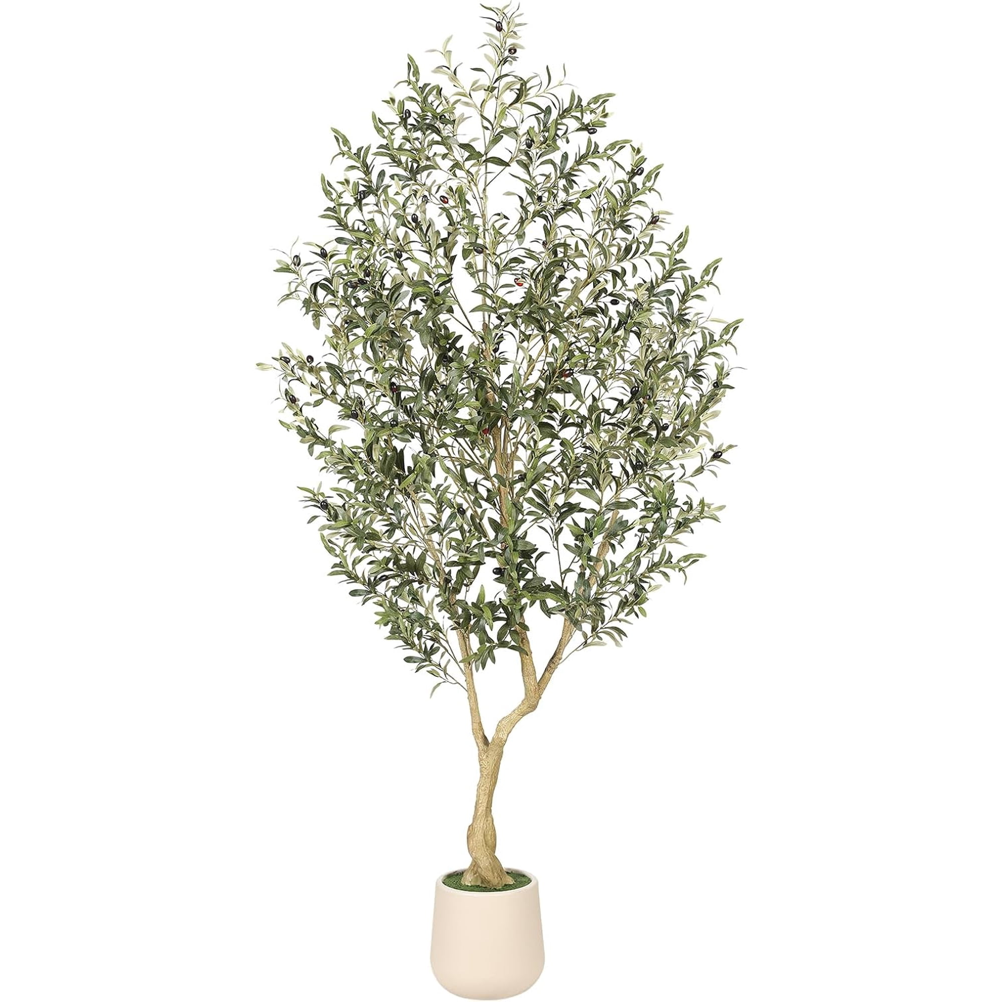 Click here for Unbranded 7ft Artificial Olive Tree With Tall Exqu... prices