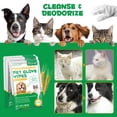 Oimmal Cleaning Wipes Gloves for Dogs and Cats, No-Rinse Disposable ...