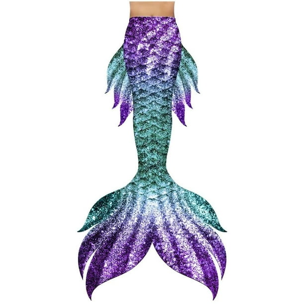 Mermaid Tail for Girls,Bikini Swimming Costumes with Colorful Fin,Girls ...