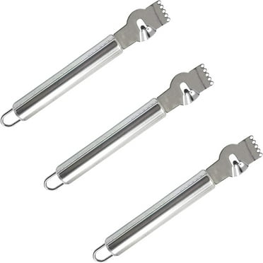 WALFRONT Fruit Zester Citrus Scraper Peeler,Stainless Steel Lemon Lime ...