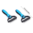 2-Pack Double Sided Dematting Comb for Dogs and Cats, Professional Pet ...