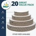 [20 Pack] 6 Inch Round Cake Boards - Grease Proof Cardboard Disposable ...