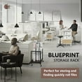 Blueprint Holder, Blueprint Storage Rack 12 Slots for Storing Blueprint ...
