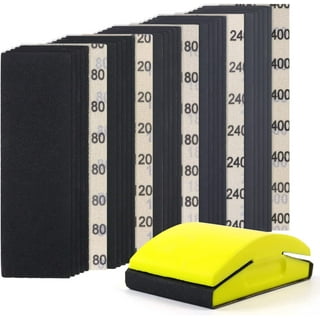 20pc Hand Sanding Block Set - Hook and Loop Interchangeable Assorted ...