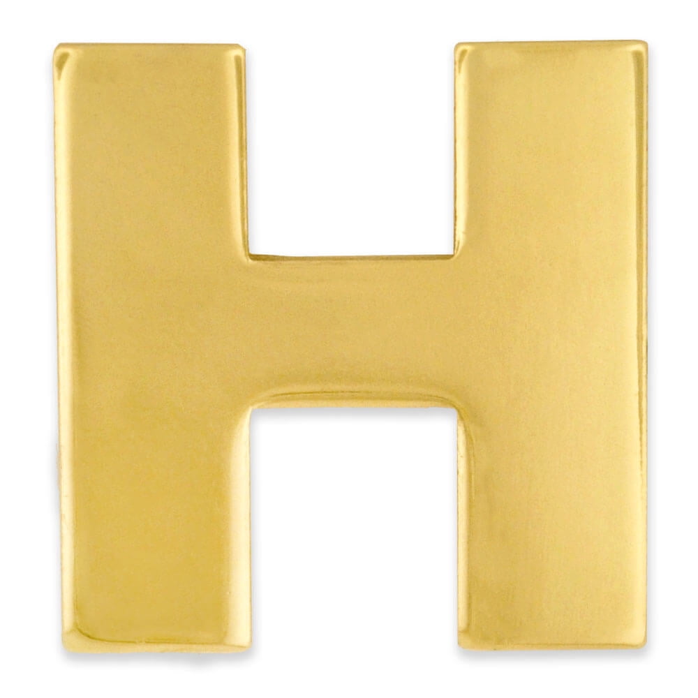 PinMart's Gold Plated Alphabet Letter H Lapel Pin - Walmart.com PinMart's Gold Plated Alphabet Letter H Lapel Pin - Walmart.com
