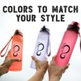 Live Infinitely 34 Oz Gym Water Bottle with Time Marker, Fruit Infuser ...