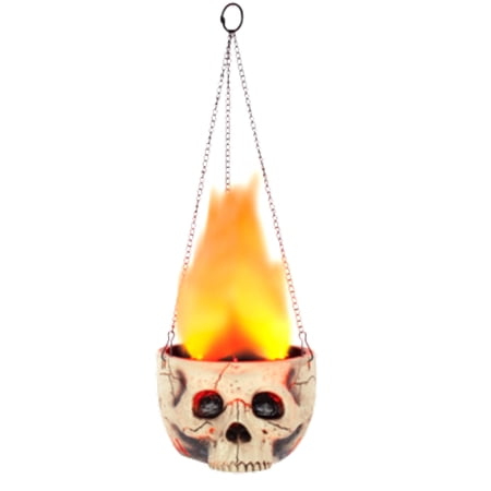 Flaming Skull Sconce Halloween Decoration | Walmart Canada
