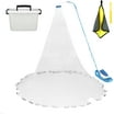American Fishing Cast Net with Storage Box Casting Nets Freshwater ...