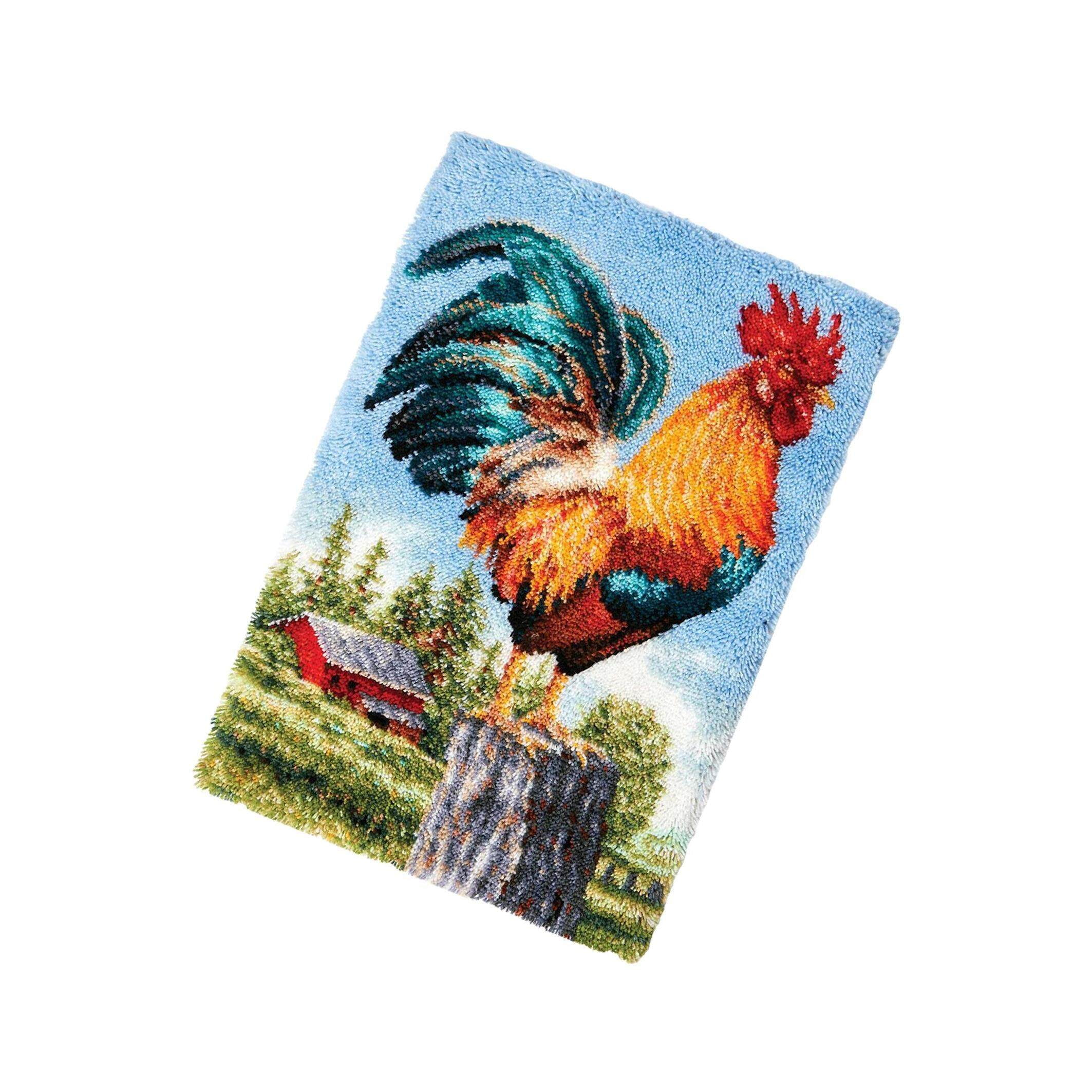 Latch Hook Rug Kit Animal Pattern Rug Making hook rug Material Package ...