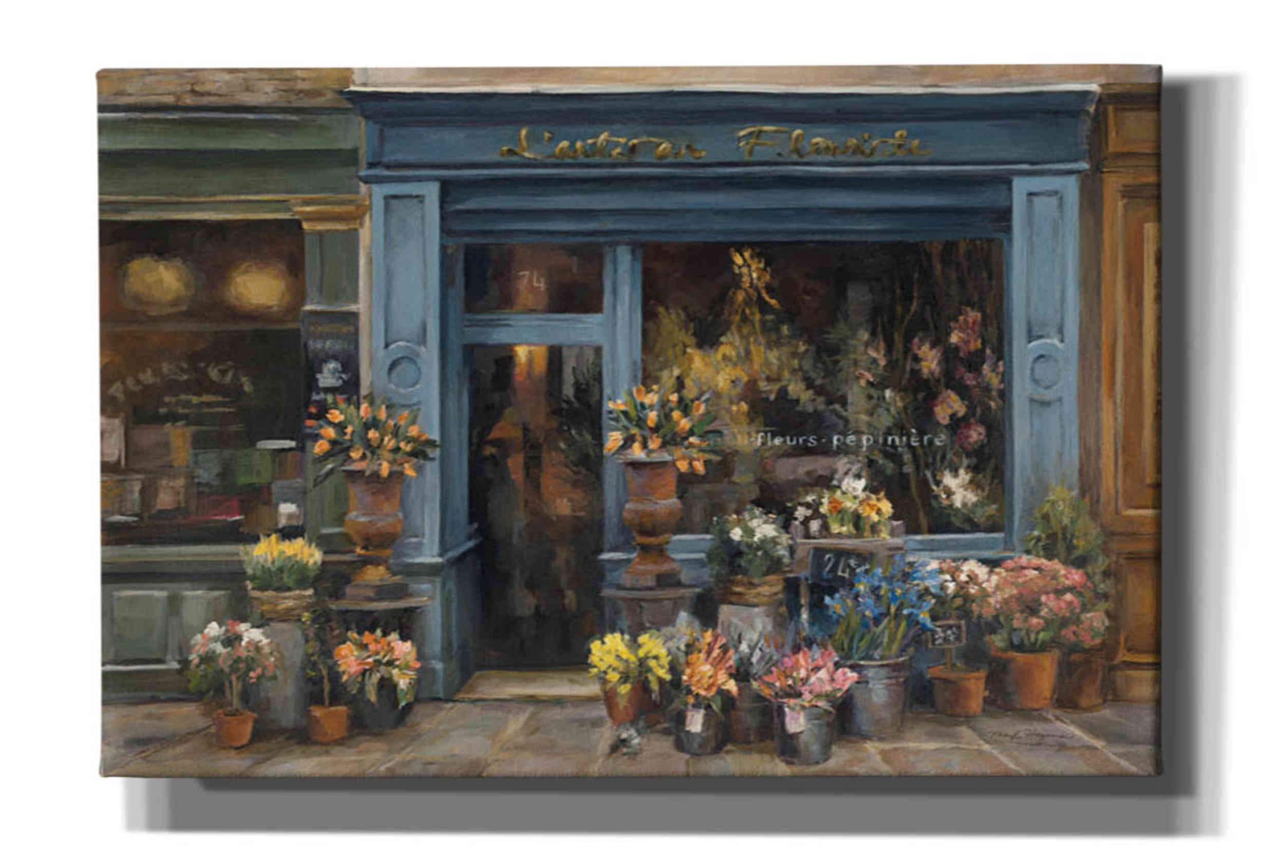 Epic Graffiti 'Lartisan Fleuriste' by Marilyn Hageman, Canvas Wall Art ...
