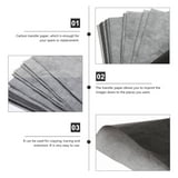 200 Sheets of Graphite Transfer Paper Drawing Transfer Paper Transfer ...
