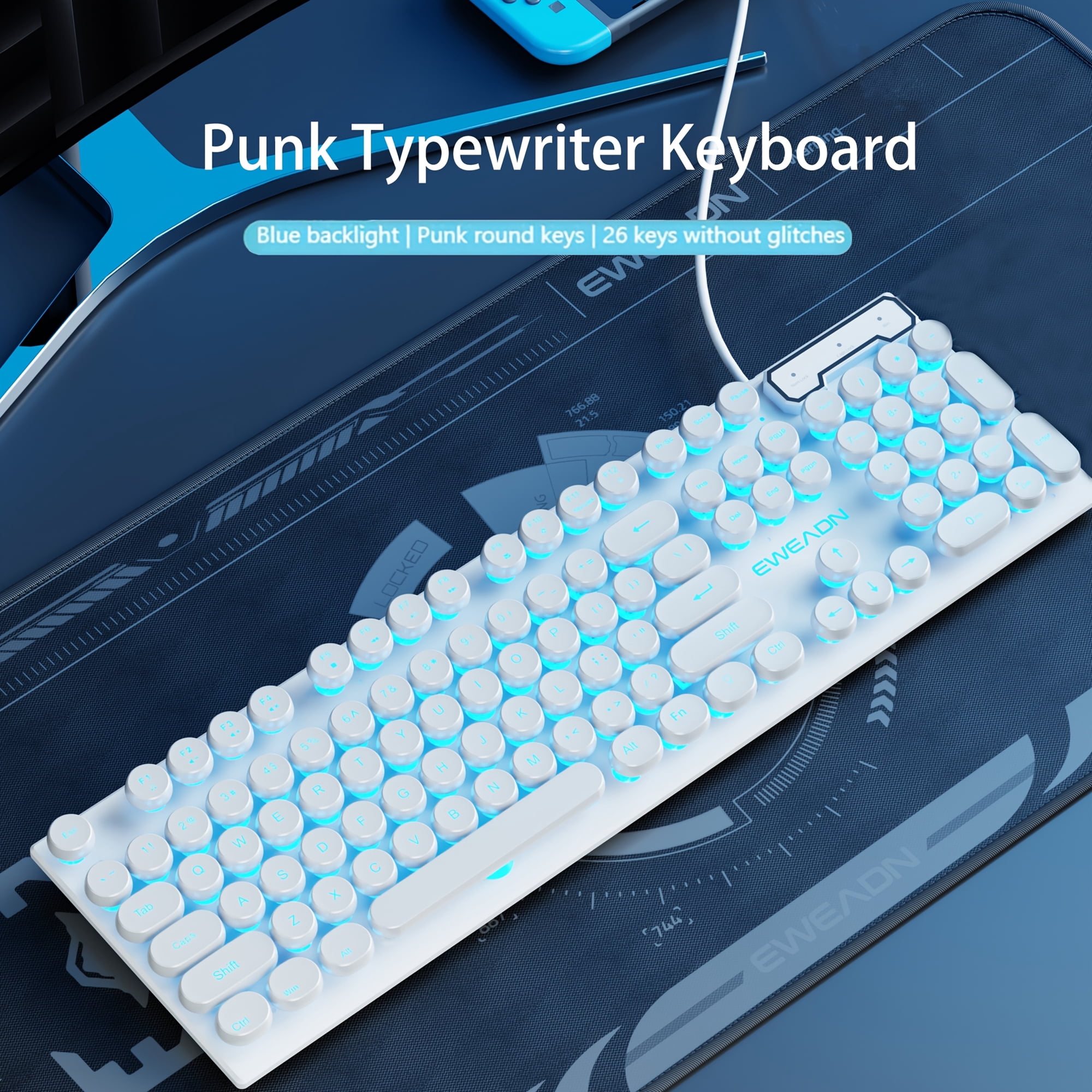 Click here for Unbranded Gx330 Gaming/104 Keys Wired Retro Punk R... prices