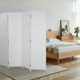 YRLLENSDAN 6FT Hand-Woven 4 Panel Room Divider, Folding Privacy Screen ...