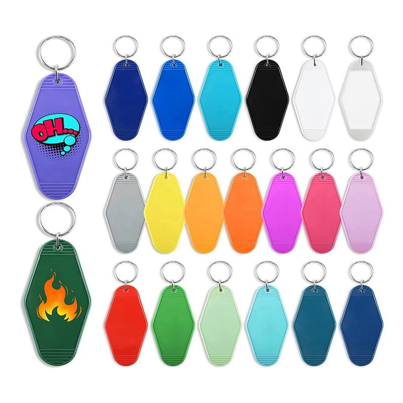 Vintage Motel Keychains 21 Colors Retro Blanks Heat Transfer Ornaments For Sublimation Vinyl DIY vintage-motel-keychains-21-colors-retro-blanks-heat-transfer-ornaments-for-sublimation-vinyl-diy