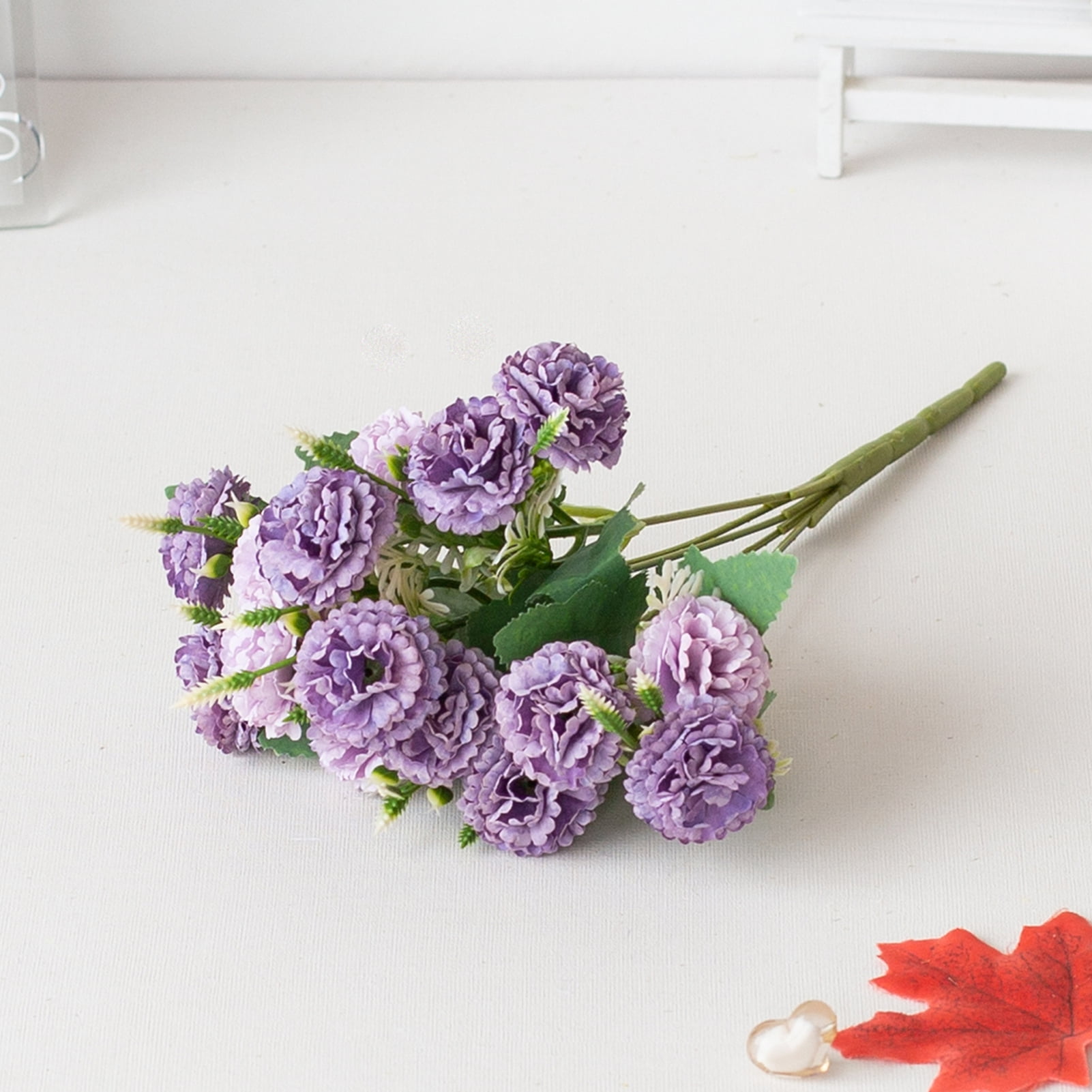 Hadanceo Simulation Lilac Eye-catching Easy to Care Fake Silk Flower ...