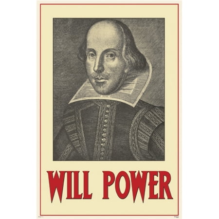 Will Power - William Shakespea Laminated Poster (36 x 24) | Walmart Canada