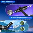80mm Refractor Telescope for Adults and Kids, 600mm Astronomy Telescope ...