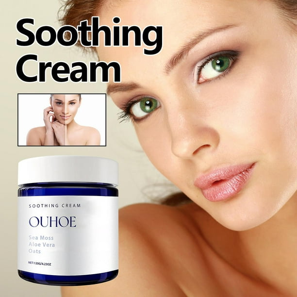 Sea Moss Colloidal Oatmeal Natural Soothing Cream for Eczema Psoriasis ...