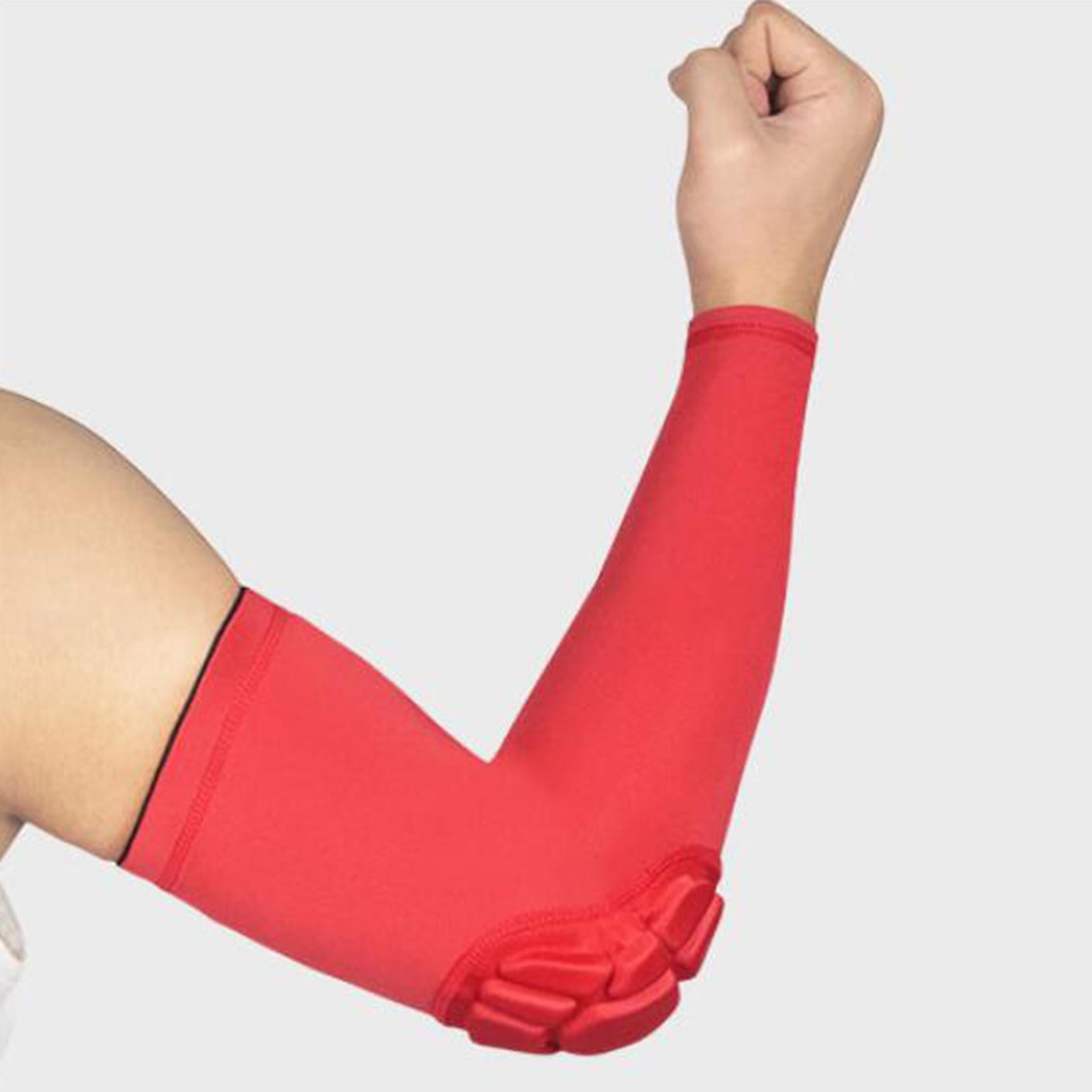 Padded Crashproof Arm Protection Forearm 1Piece Elbow Pad Elbow Red XL ...