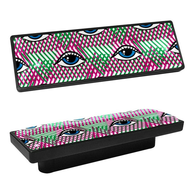 4 Pcs Rectangle Cabinet Handle Cupboard Knob Drawer Pulls Handle Funny ...