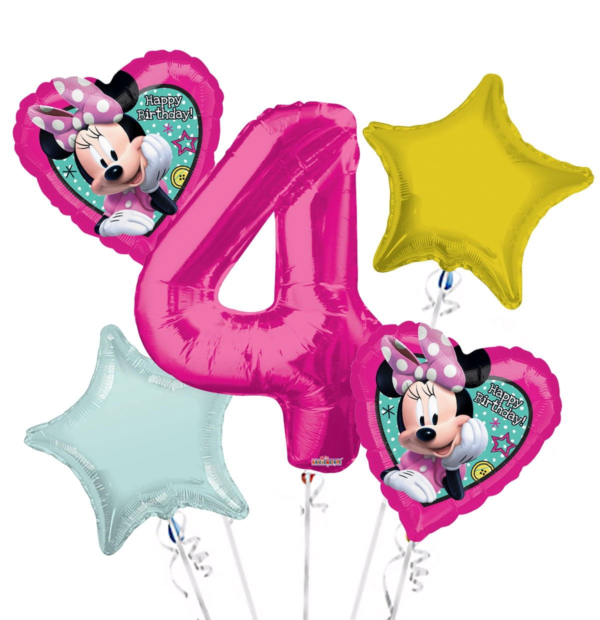 Minnie Mouse 4th Birthday Clip Art