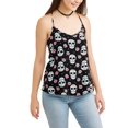 No Boundaries Juniors' Woven Caged Back Cami (Extended Sizes) - Walmart.com