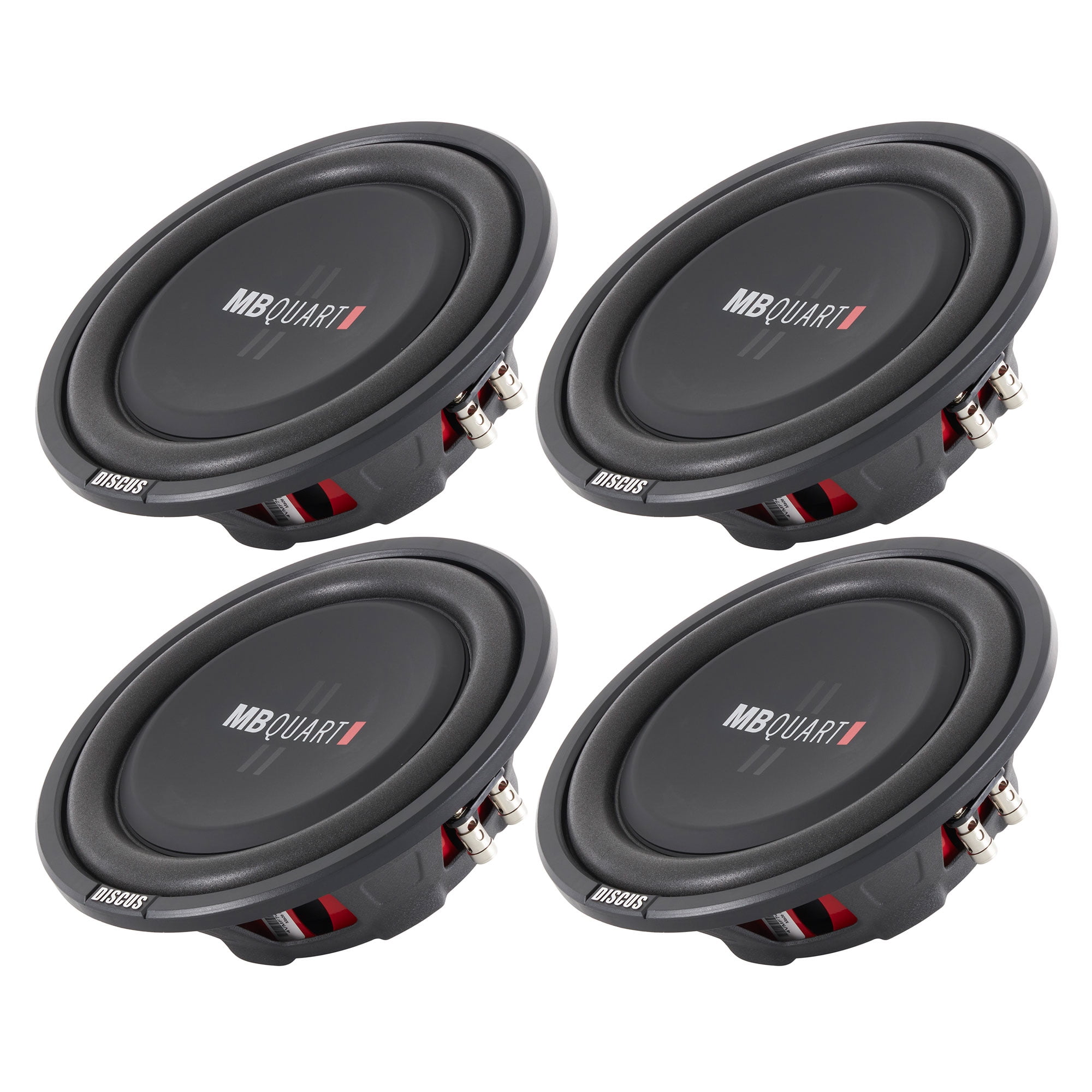 Click here for 4) Mb Quart Ds1-254 400 Watt 4 Ohm Shallow Slim Su... prices