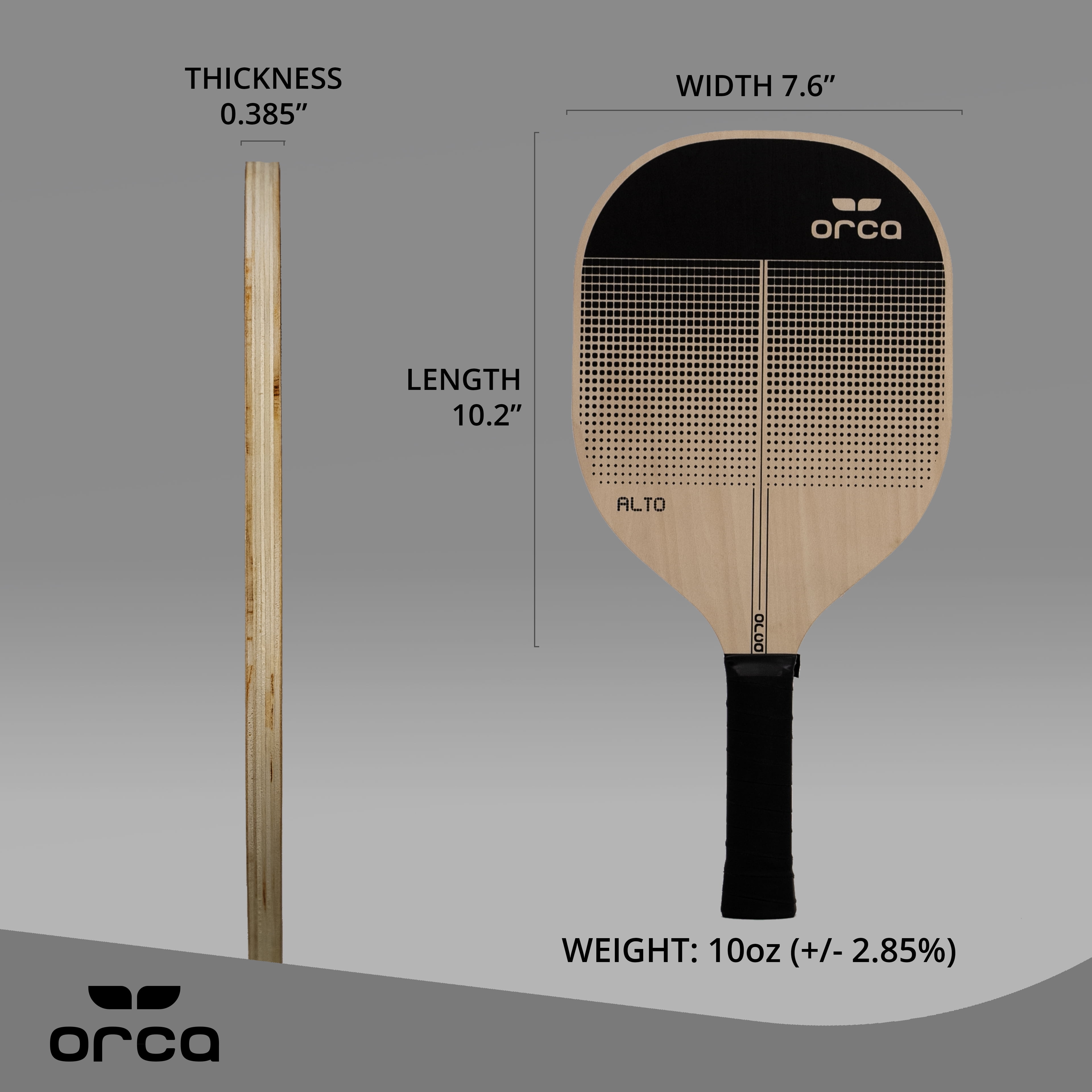 Buy Orca Alto Wood Pickleball Paddle Deluxe Combo Set Online at Lowest ...