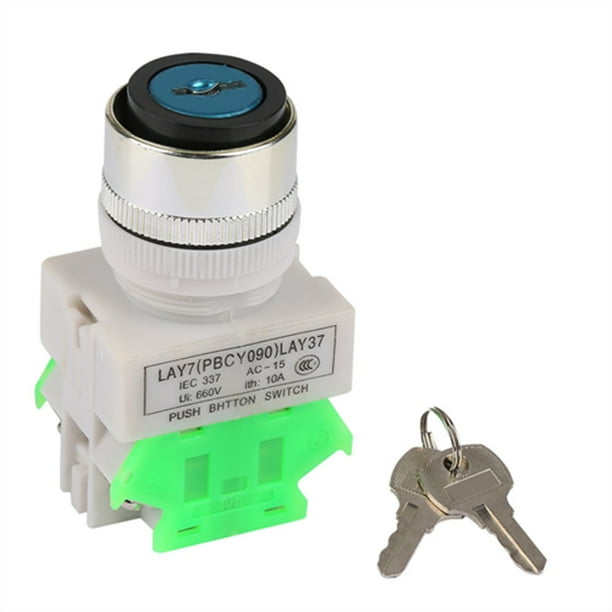 Key Operated Switch,3 Position Key Operated LA Position Key Rotary ...