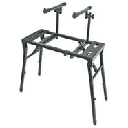 Rockville Z45W Z-Style 2-Tier Keyboard Stand+Wheels+Bag+Adjustable ...