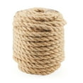 SEUNMUK 100 feet 1/2 inch Jute Hemp Rope, 30m Thick Manila Rope ...
