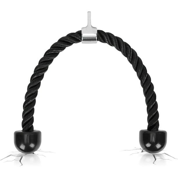 Hongchun Tricep rope black nylon Fitness pull double pull training ...