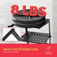 Adjustable DJ Laptop Stand with Two-Tier Storage Shelf – Portable Table ...