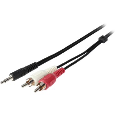 Tripp Lite P313-001 12" Mini Stereo 3.5mm Dubbing Cable Y Adapter Male ...