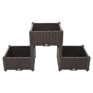 SnapPot Outdoor Backyard Mailbox Planter Box - Extra Large Resin Flower ...