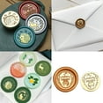 Brass Head Seal Stamp Series Sealing Waxed Stamp for Card Letter ...