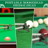 Portable Pool Billiard Cue Bridge Head Pool Cue Bridge Durable ...