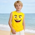 Boy Children'S Tops and Blouses Cool Breathable Sleeveless Vest Cartoon ...