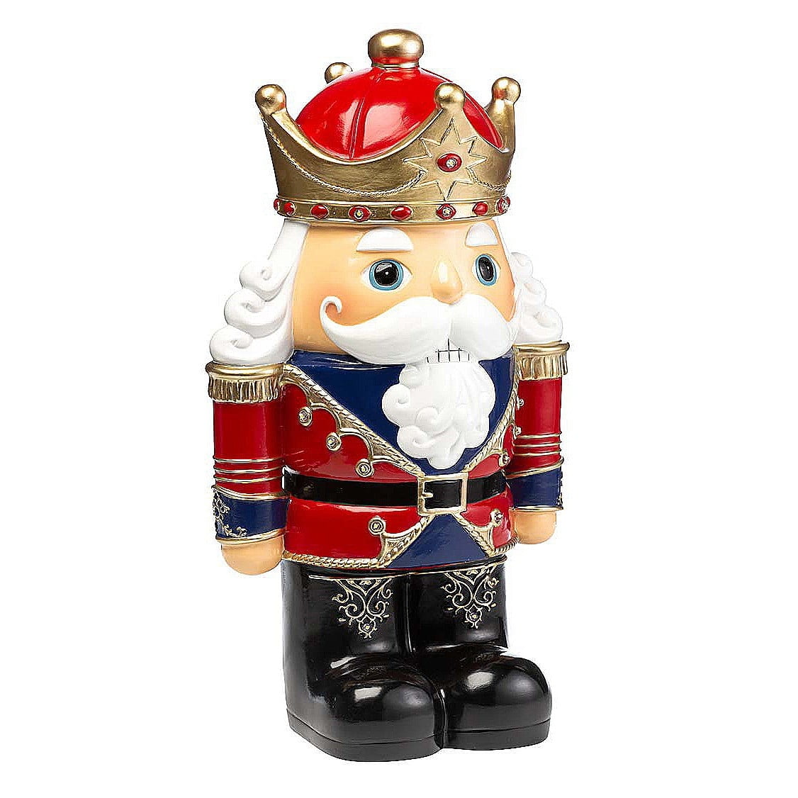 Evergreen 36"LED Resin Statue, Nutcracker- Indoor/Outdoor Christmas ...
