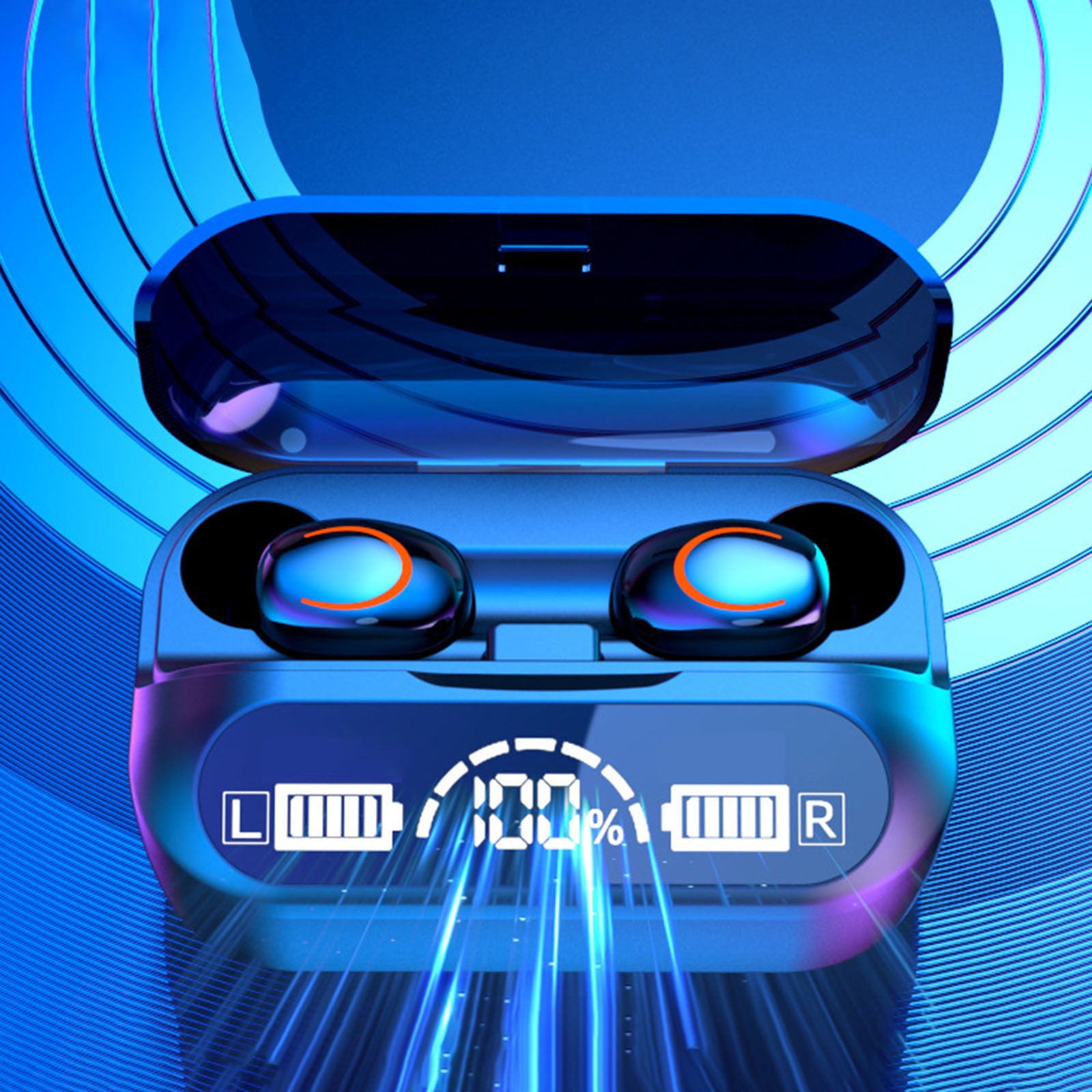 Ganfancp Auriculares Bluetooth 5.3 Wireless Earbuds Ipx5 Waterproofs ...