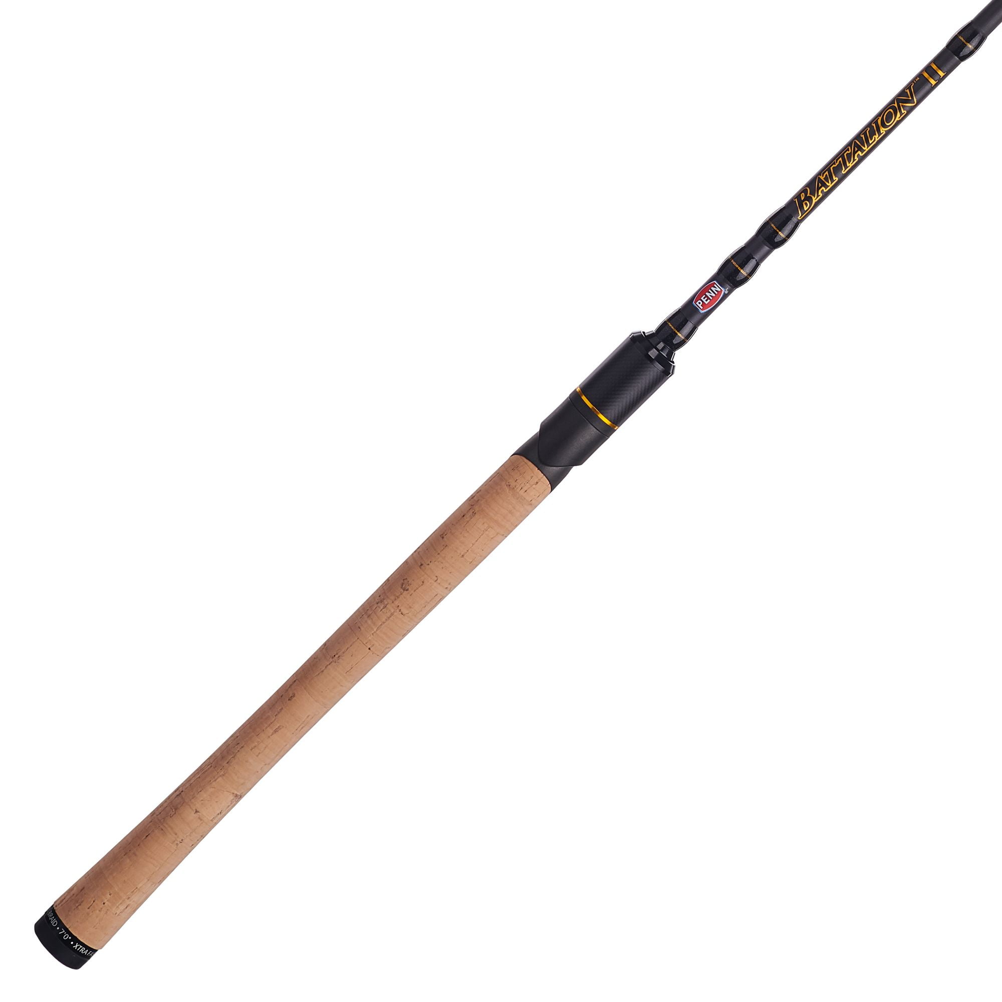 PENN Battalion II 7’6”. Inshore Spinning Rod; 1 Piece Fishing Rod ...