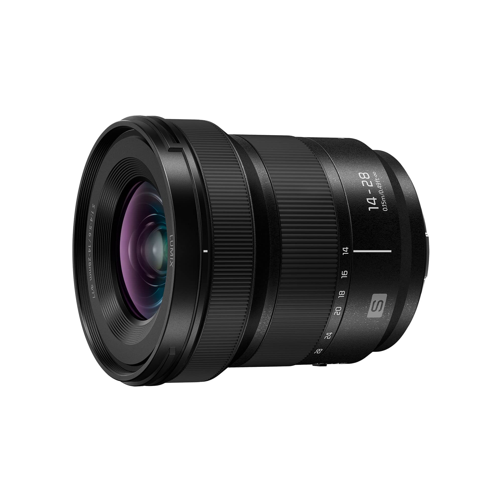 Panasonic Lumix 14-28 mm f/4-5.6 Lente macro ultra gran angular con ...