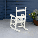 Jack Post Small Child Size White Rocking Chair, Classic Wooden Youth ...