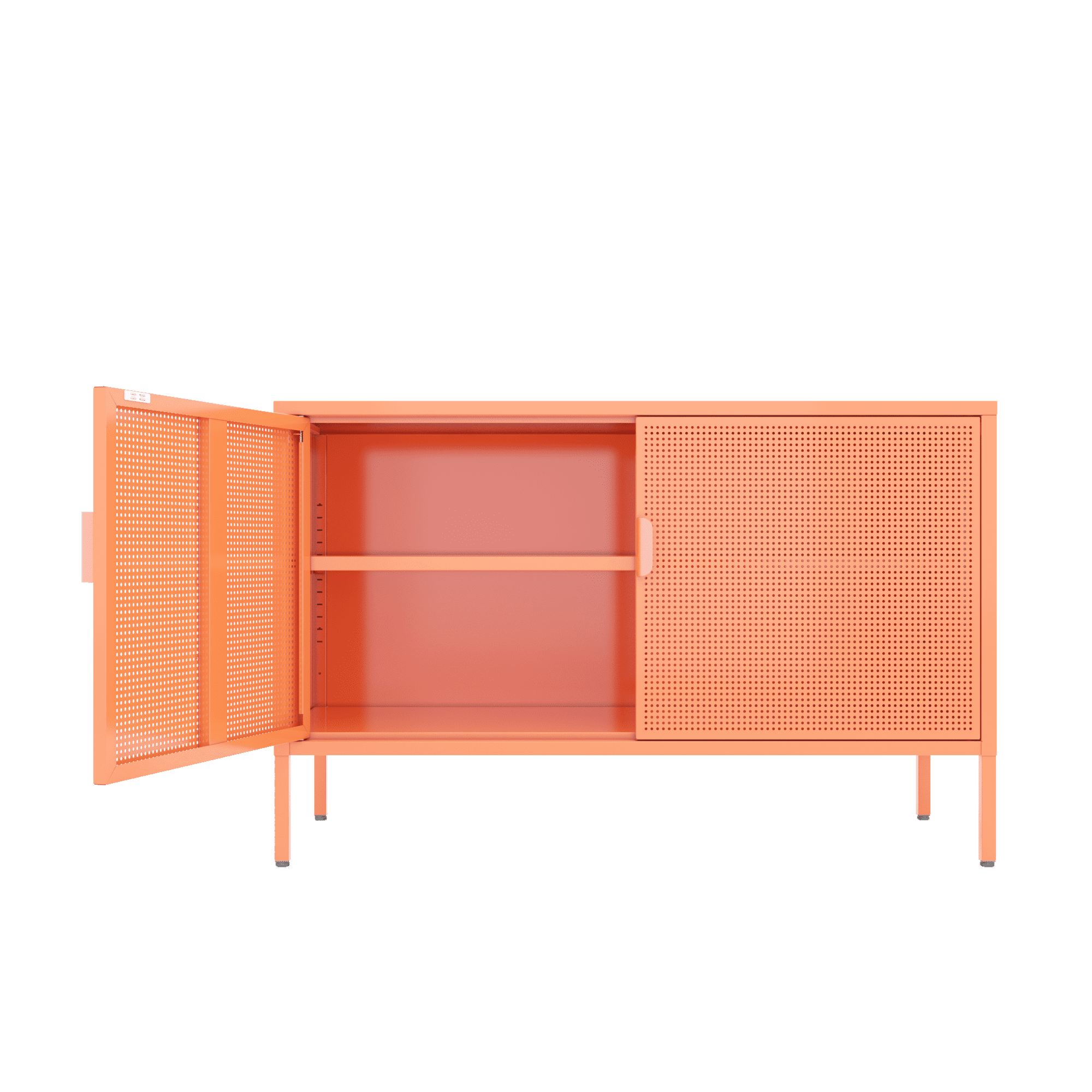 O'Force Metal Storage Locker Ventilated Door Cabinet, Adjustable One ...