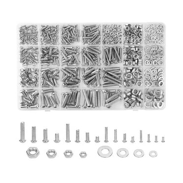 272PCS Heavy Duty Bolts and Nuts Assortment Kit, 1/4, 5/16, 3/8 Machine ...