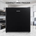 BANGSON, Stand Up Mini Freezer, 1.1 Cu.Ft, Black, Compact Size ...